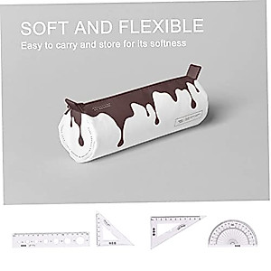 Operitacx 4 Set Suit Stationary Tools for Math Protractor Triangular Ruler Clear Ruler Geometry Ruler Protractor Ruler Rulers Stationery Plastic Ruler Unisex to Draft