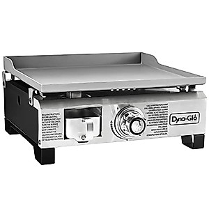 Dyna-Glo DGL260SNP-D 17" Portable 18,000 BTU Propane Griddle – Stainless Steel
