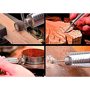 TUNTROL Thicken 1/4" Flexible Shaft Rotary Tool, 780W Flex Shaft with Foot Pedal, Hanging Grinder Carver Electric Multi-function Metalworking Tools Repair Kit