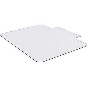 Lorell, LLR82836, Glass Chairmat with Lip, 1 Each, Clear