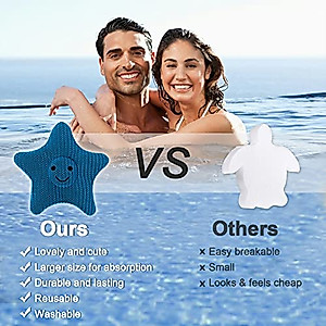 Goltantin Scum Absorber for spa hot tub, 2 Pack Oil Absorbing hot tub Cleaner, Reusable Pool scum Sponge spa Deformer,Must Have hot tub Accessories for Adults and Kids