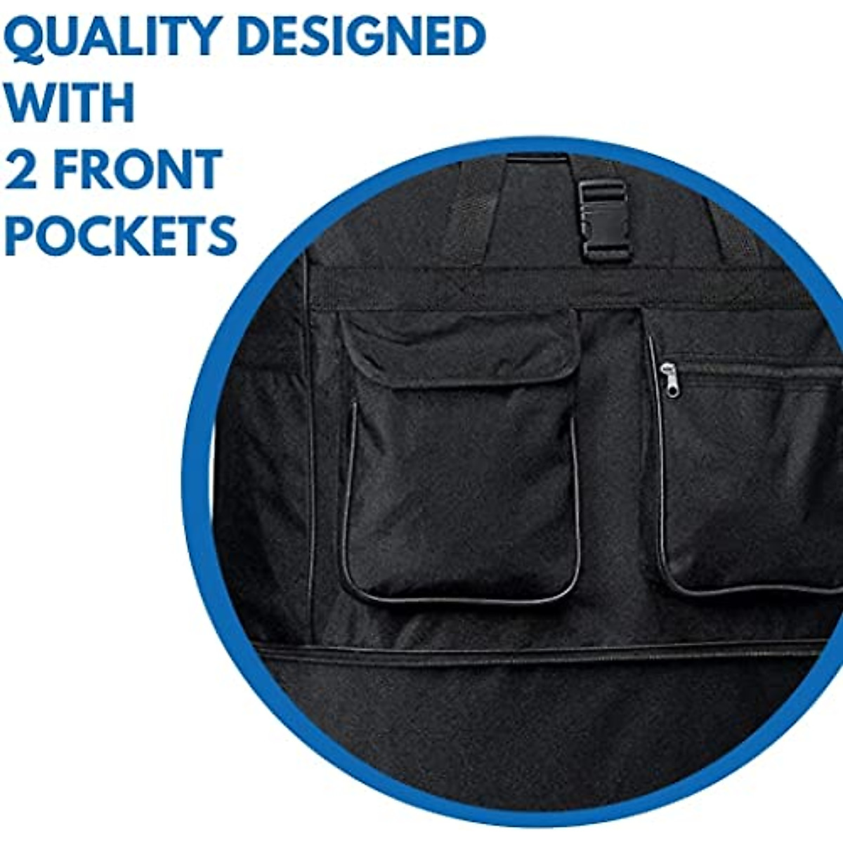 Homiegear Expandable Rolling Wheeled Duffle Bag Spinner Suitcase Luggage - 6 Wheels (36 Inch)