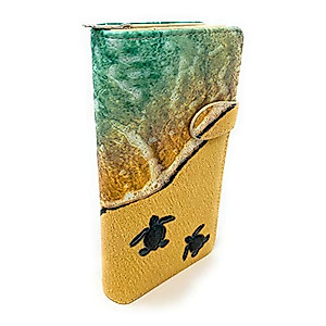 Shag Wear Baby Turtles Large Wallet for Women Yellow 7"