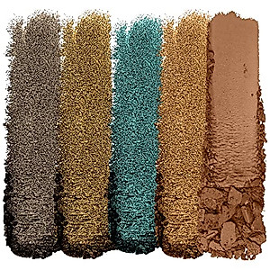 wet n wild Color Icon Eyeshadow Makeup 5 Pan Palette, My Lucky Charm, Matte, Shimmer, Metallic, Long Wearing, Rich Buttery Pigment, Cruelty Free