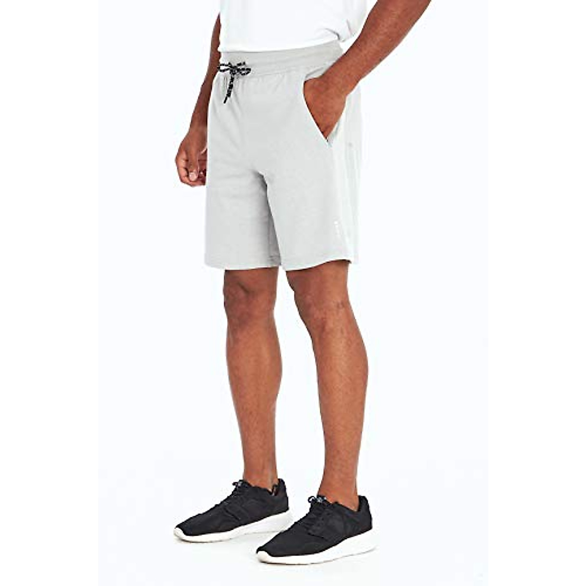 Balance Collection The Jersey Pocket Short, Light Heather Grey, Medium