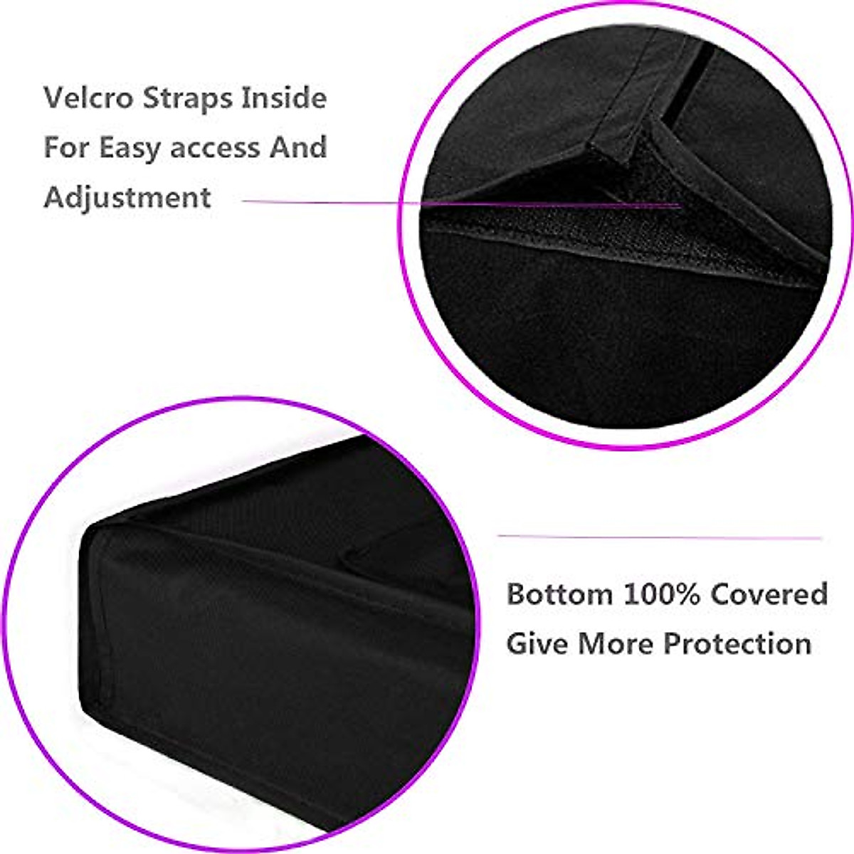 Indeed BUY Outdoor TV Cover 55" - 58" - with Bottom Cover - 600D Waterproof TV Cover and Weatherproof Dust-Proof Material,Protect Your LED, LCD, Plasma TV Screens