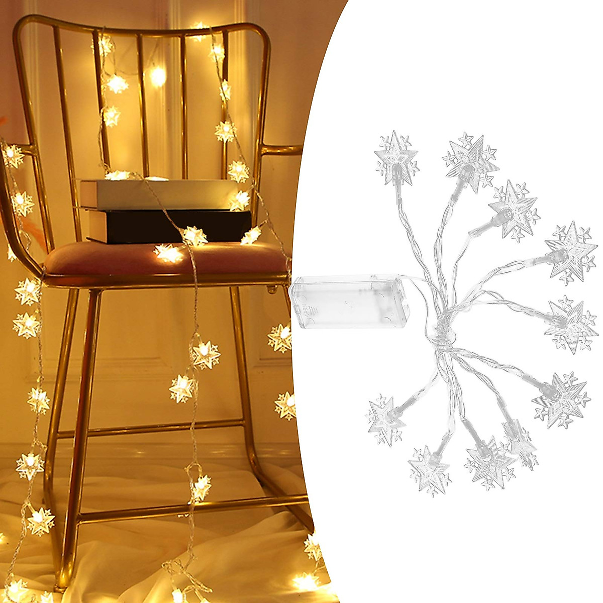 Xinde Decorative Light, Soft Lighting String Light, for Indoor and Outdoor Christmas, Easter, Halloween Home Bedroom, Garden Decoration Birthday Parties, Weddings