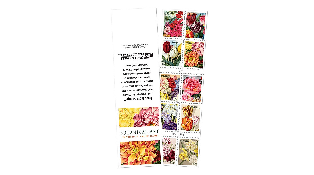 Botanical Art Forever Stamps - Beautiful Floral Designs