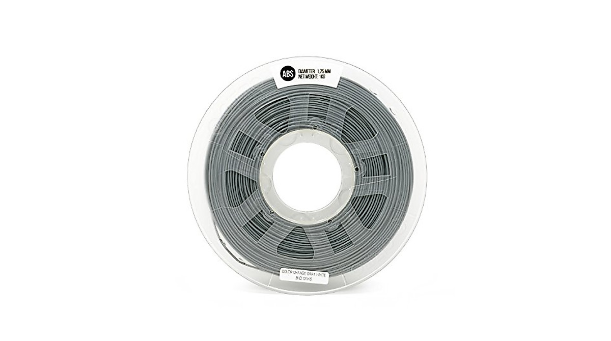 Gizmo Dorks 3mm ABS Filament - Color Change Gray to White