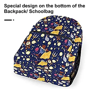 AllAnime Beauty Backpack Beast for Girls Boys Women Men School Work Gifts