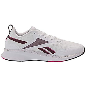 Reebok womens FUSIUM RUN LITE,White/Maroon/Proud Pink,10 M US
