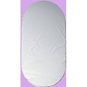Babydoll Bedding Oval Moses Basket Mattress (11" x 29")