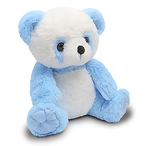 Fluffuns Panda Stuffed Animal - Stuffed Panda Bear Plush Toys - 9 Inches (Blue)