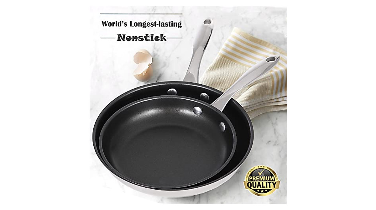 Kitchen Academy 18-Piece Nonstick Cookware Set