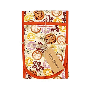 Emma Bridgewater Halloween Pumpkins and Gingerbread Biscuits Double Oven Glove & Kitchen Dish Towel Cotton Gift Set