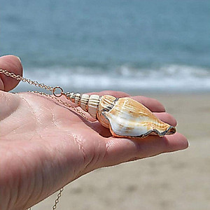 Artmiss Women Long Y Necklace Shell Pendant Necklace Starfish Gold Chain for Women