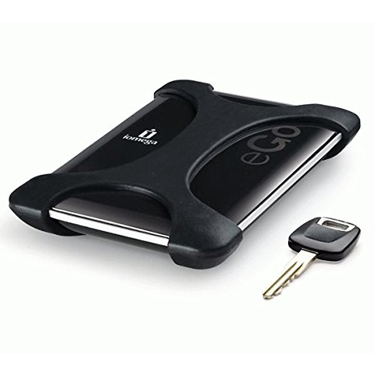 Iomega eGo Blackbelt Mac Edition 1 TB FireWire 800/FireWire 800/USB 2.0 Portable External Hard Drive 35115 (Black)