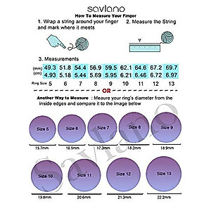 Savlano 18K White Gold Plated Cubic Zirconia 4x4MM Square Princess Cut Eternity Ring Band for Women Men (7)