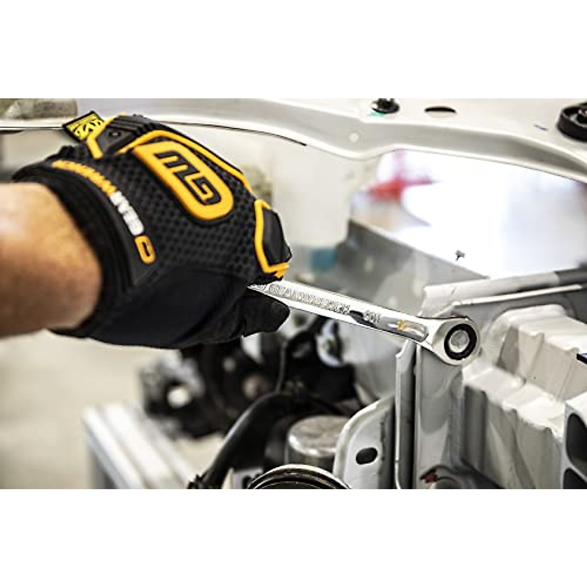 GEARWRENCH 10mm 4 Degree Swing Arch 12 Point Ratcheting Combination Wrench - 86910