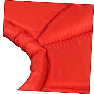 Parliky Protective Dog Collar Red Polyester Sponge Design for Dog Licking Prevention and Comfort