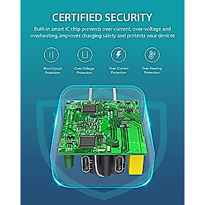 iPhone Charger, 25W USB C Charger Dual Ports USB Type C Fast Charger with 3FT 20W USB C to Lightning Cable MFi Certified Type C PD Charger for iPhone 14/13/12/12 Pro/12 Pro Max/11/11 Pro/XS Max/XR/X/8