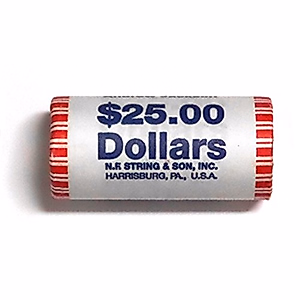 2008 P Andrew Jackson, 25-coin Bankroll of Presidential Dollars Uncirculated