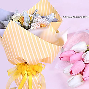 Gift Ribbon for Gifts Wrapping -50 Yards (150ft) Pink 1 inch Ribbons for Christmas Tree Wrap Wedding Party Decoration and Crafts, Ribbon of Anniversary Presents