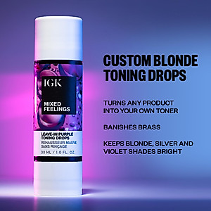 IGK Mixed Feelings Leave-In Blonde Toning Drops 30 ml / 1 oz