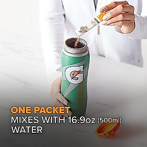 G Zero Powder Packets Variety Pack, Pack of 40, 4 Flavors of 0.10oz Sugar free Hydration Drink Mix, 10pcs Each of G Zero Orange, Glacier Cherry, Glacier Freeze, and Grape