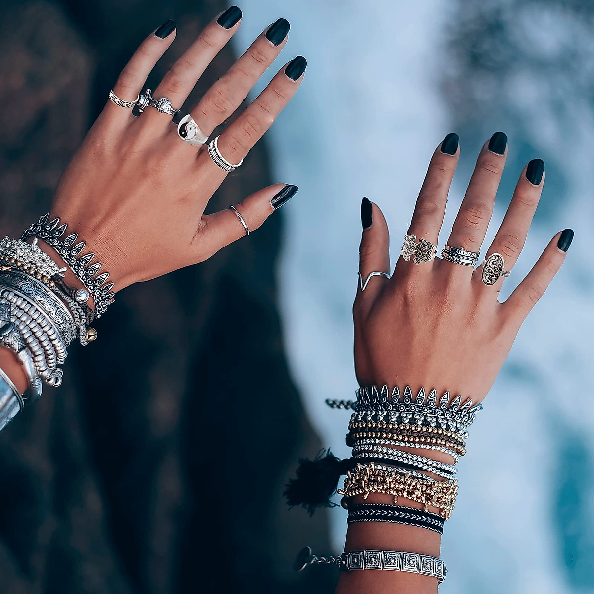 choice of all Gold Snake Jewelry for Women Snake Necklace Bracelets Rings Punk Gothic Animal Jewelry Halloween Party Costume Accessories