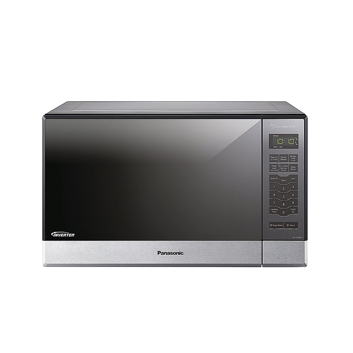 Panasonic Microwave Oven NN-SN686S Stainless Steel Countertop/Built-In with Inverter Technology and Genius Sensor, 1.2 Cubic Foot, 1200W