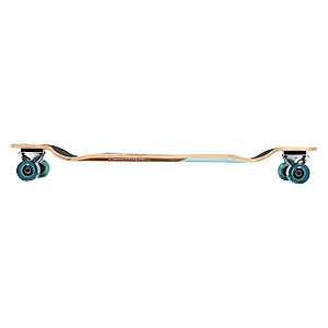 Retrospec Tidal 41-inch Drop-Down Longboard Skateboard Complete 9-Ply Canadian Maple Wood Build Cruiser for Commuting, Cruising, Carving & Downhill Riding