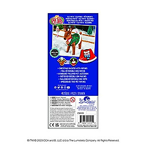 The Elf on the Shelf Elf Pets Christmas Sweater Set - Cozy, Reversible Sweater for Your Elf Pet- Includes 3 Festive Patches