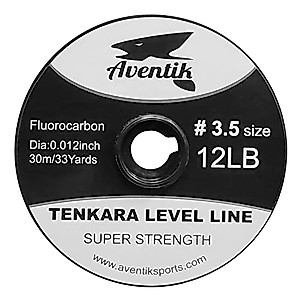 66yds-60m Aventik Tenkara Level Line Fluorocarbon Fishing Line Fly Line Lightweight 30m/Spool #3.0,#3.5,#4.0 (Fluorescent Pink, 4.0)