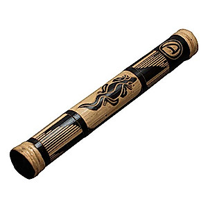 Australian Treasures - Rainstick 40cm carved including bag