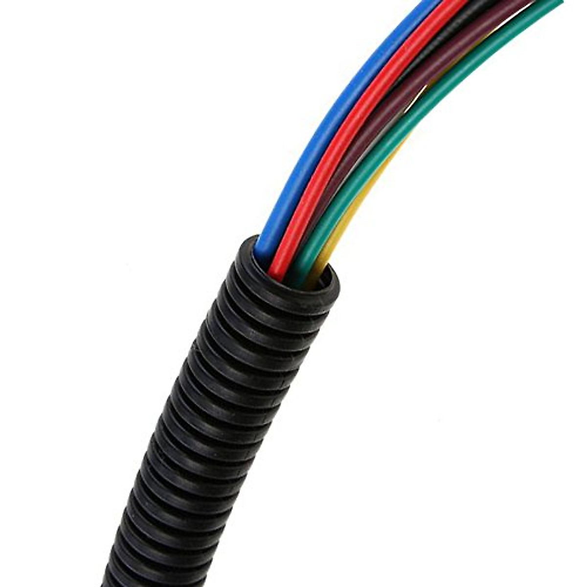 NEWSUN® 8.2ft RV-Ready 7-Way Plug Cord Wiring Harness, Brake & Light Control, Blade 7-Pin Trailer with Wire Cable, Ultimate Trailer Light Connector for All RVs