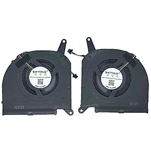 QUETTERLEE New Laptop CPU + GPU Cooling Fan for Gigabyte Aorus 15G 15P RX7P RX7G 2021 RTX30 17G XB XC XD GIGABYTE AERO 15 OLED XB XD RP75SA Gigabyte Aero 17 XA HDR XB WA Series FNGT FNGS DC12V 1A Fan
