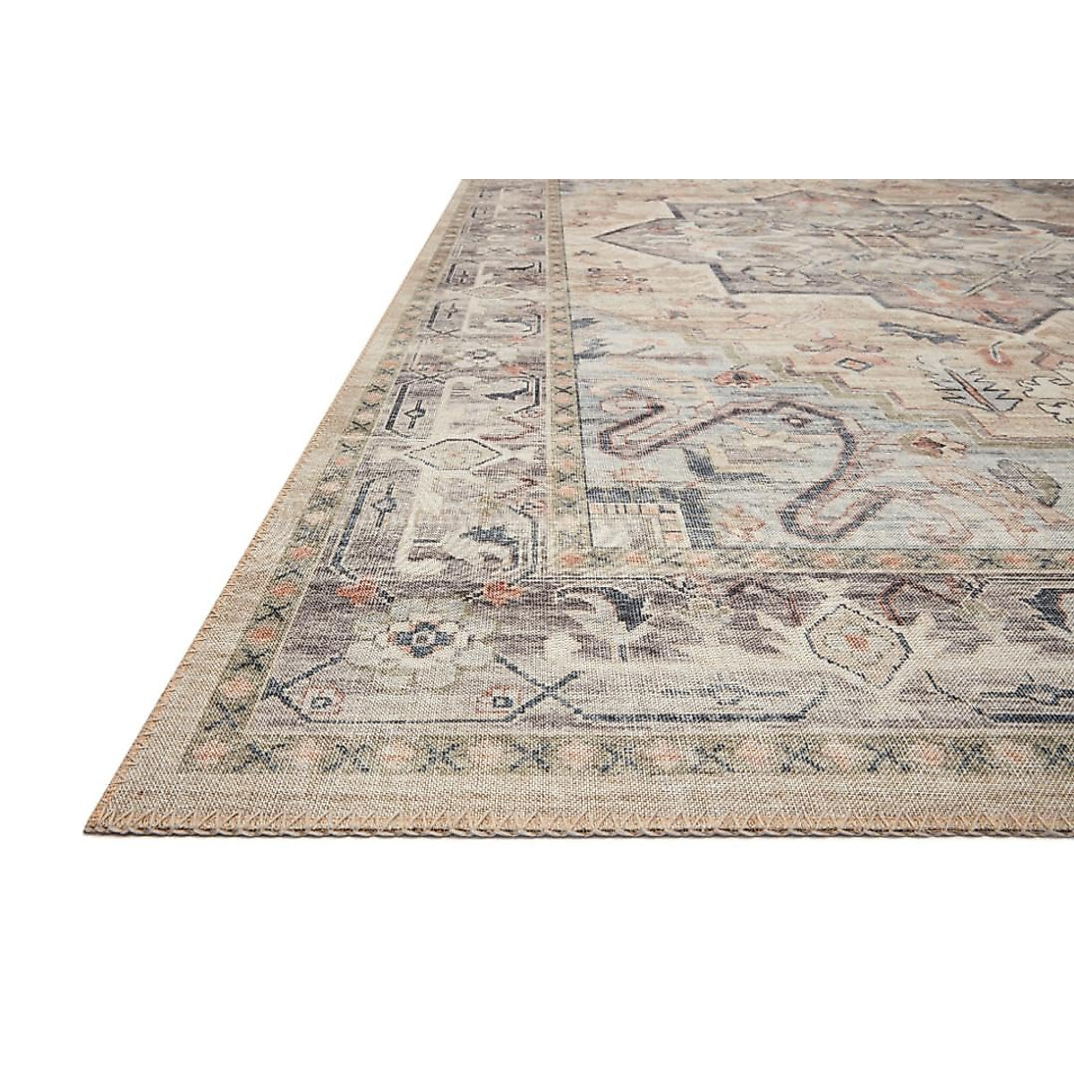 Loloi II Hathaway Multi/Ivory 5'-0" x 7'-6" Area Rug