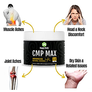 HAPPY BODY CMP MAX Natural Relief Cream [4 oz]