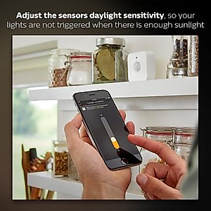 Philips Hue Motion Sensor + White Ambiance A19 LED Smart Bulb 2-Pack, Compatible with Alexa, Apple Homekit and Google Assistant, Bluetooth Compatible, Motion Sensor Requires Bridge
