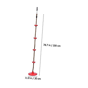 SAFIGLE 1 PC The Swing Playground Swing Plastic Disc Swing Kids Playground Baby Swings for Infants Outdoor Bench Swing Outdoor Climbing Toys Kid Swing Funny Toy Swing Colorful Toy Swing CD