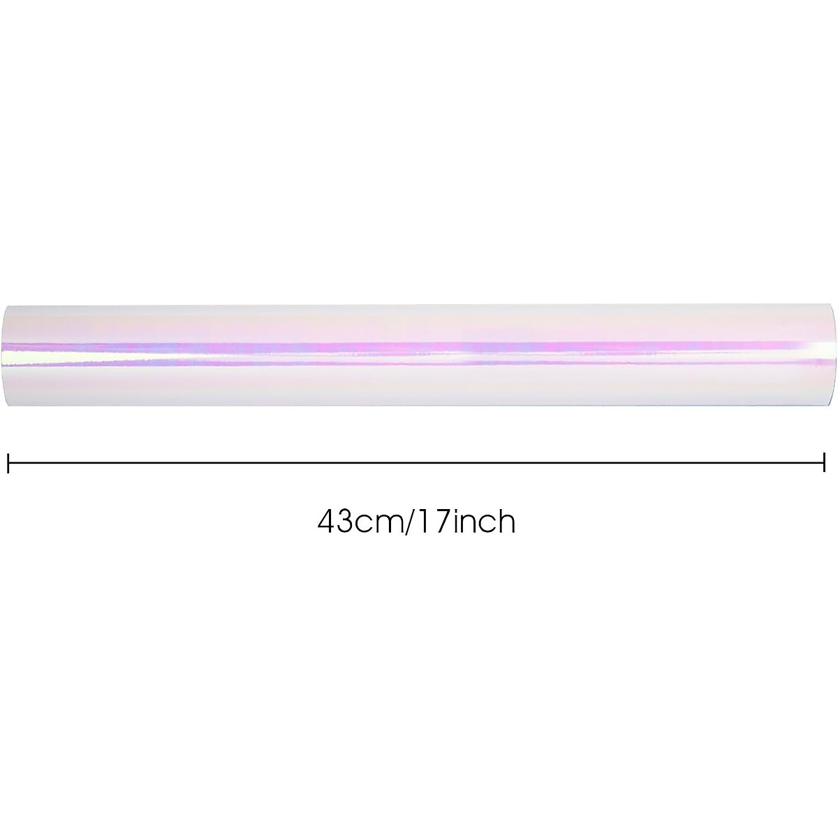 MAYPLUSS Pink Wrapping Paper Roll - 17Inch X 32.8Feet - Luxury Shiny Holographic Iridescent Girl Fairy Gift Wrap Present Paper for Birthday Wedding Bridal Shower Valentine's Day Mother's Day