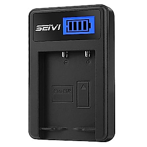 Battery Charger for Sony Alpha ILCE-6300, ILCE-6400, ILCE-6500 Mirrorless Digital Camera