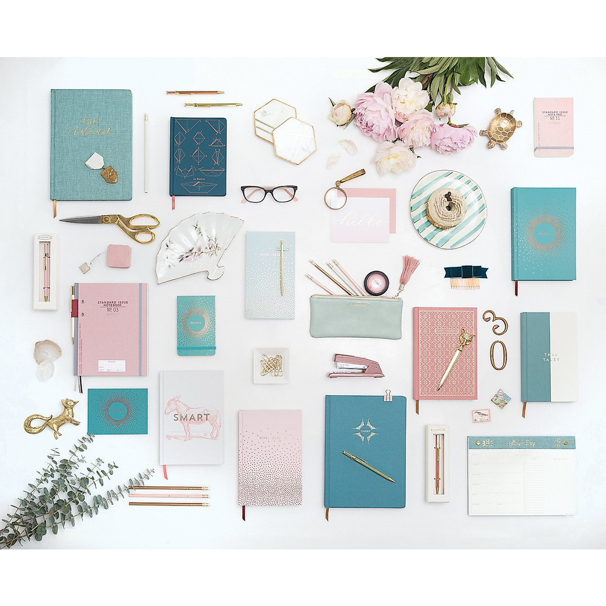 DesignWorks Ink Terrazzo Soft Touch Hard Cover Journal, Copper Dots- Novel Ideas