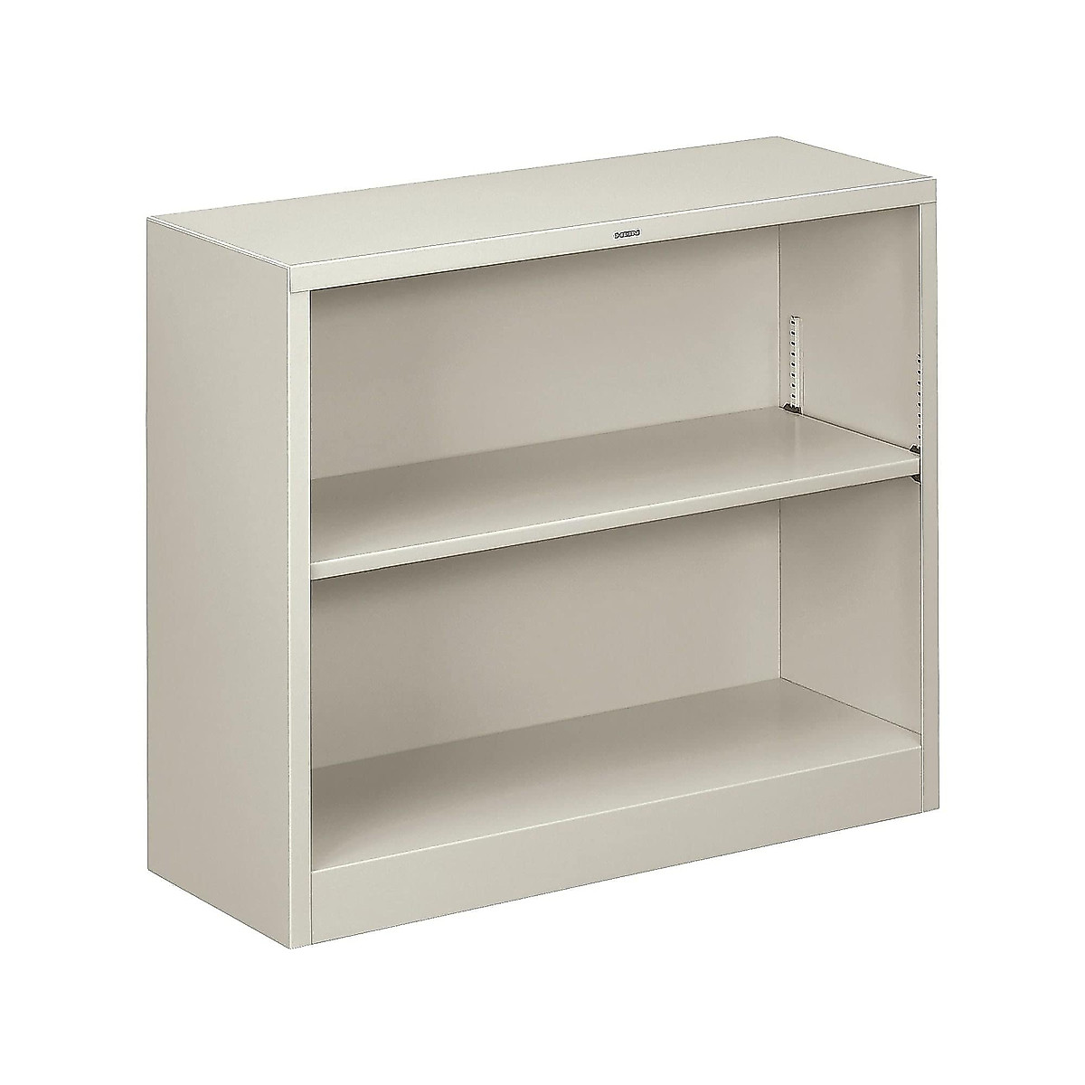 Hon S30abcq Metal Bookcase, Two-Shelf, 34-1/2W X 12-5/8D X 29H, Light Gray