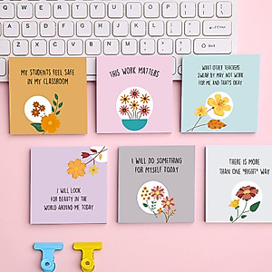 Obbyidk 25 Affirmation Cards for Teacher, New Teacher Gifts or Any Teacher Appreciation Gift, Teacher Inspiration Cards Deck, Gift Idea for Teacher
