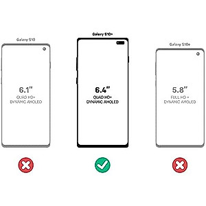 OtterBox Defender Series SCREENLESS Edition Case for Galaxy S10 Plus (Only)- Case Only - (Purple Nebula)