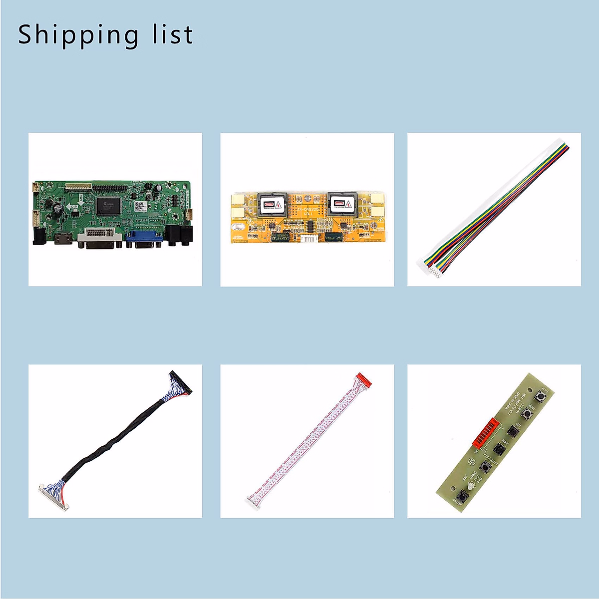 HDMI Audio LVDs Controller Board 30Pin for 1680x1050 M201EW02 M220EW01 LTM220M1 LTM220M2 20.1" 22" 4CCFL LCD Screen Panel