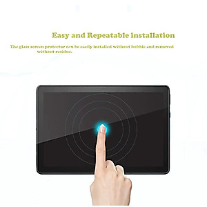 LTSCWPE 2 PACK Screen Protector Tempered Glass for 10 Kids Pro Tablet Full HD, 9H Hardness, Easy to Install (11th Generation, 2021 Release)