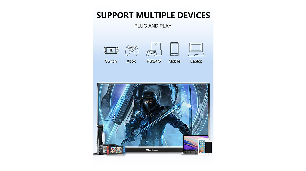 MagicRaven 4K Portable Monitor - Enhance Your Gaming